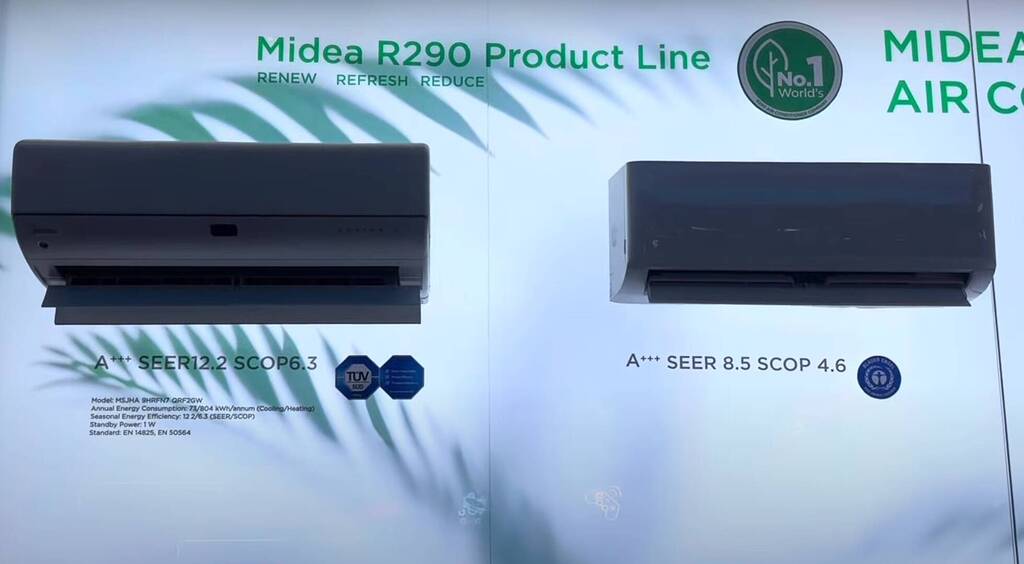 Neues Spitzenmodell, Midea R290 Scop 6,3 und Seer 12,2 - Heizen, Kühlen ...